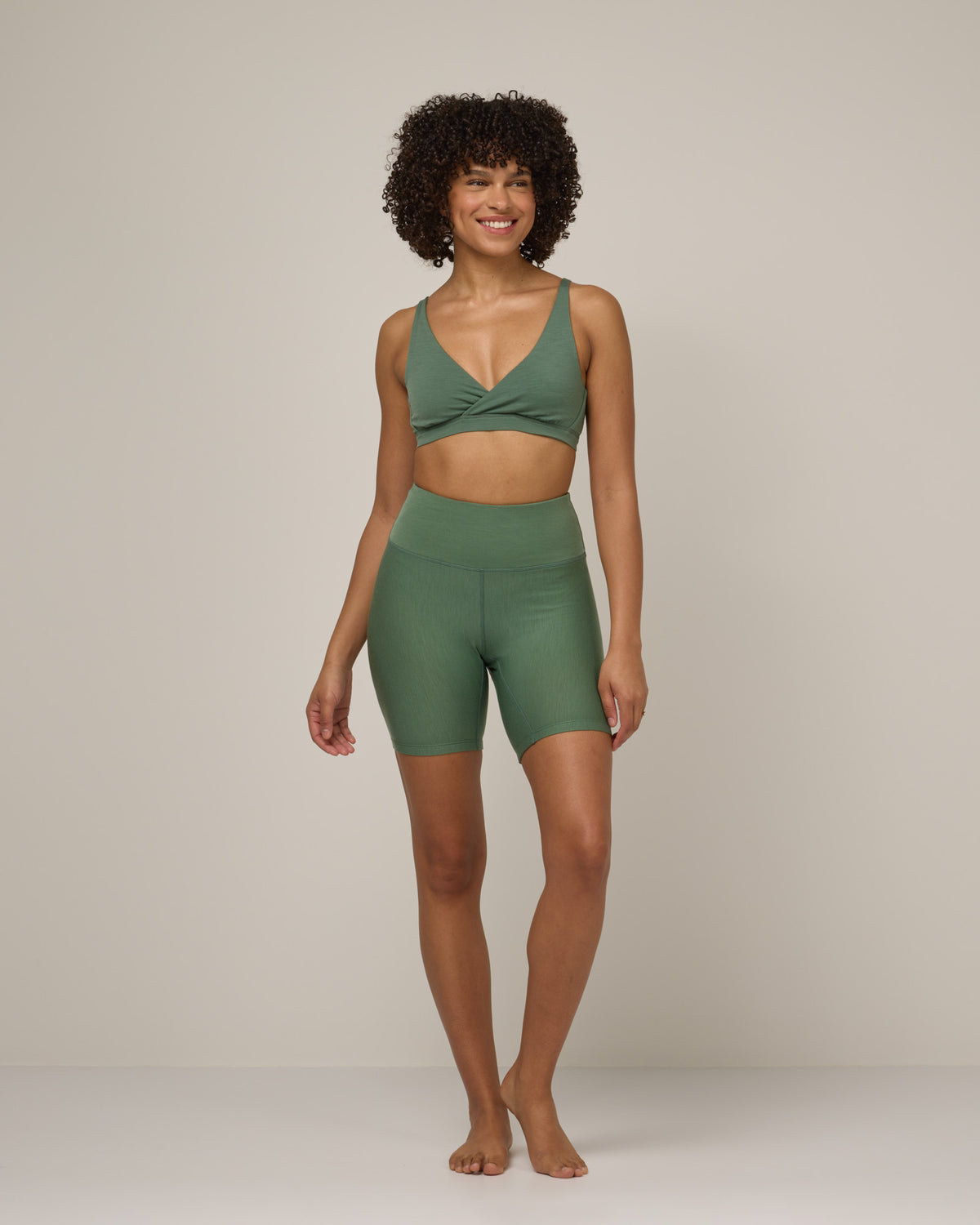 Roam Merino Wool Bike Short - Spruce Green – Frankie Bike Short | wool&
