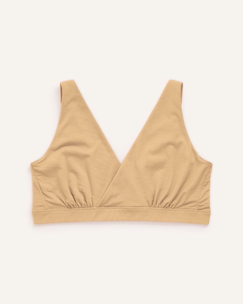 Roam Merino Wool Plus Wrap Bra - Fawn – Roam Wrap Bra | wool&